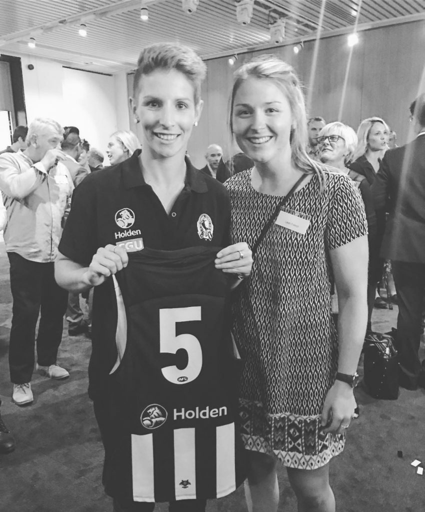 Take Her Seriously: Emma Grant, Collingwood FC AFLW Player - Onya Magazine