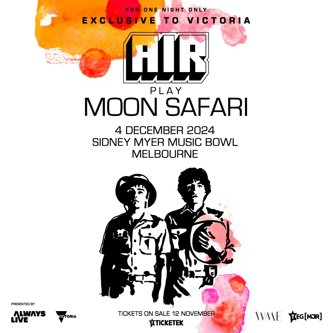 French Duo Air To Perform One Off Australian Show In Melbourne - Onya ...